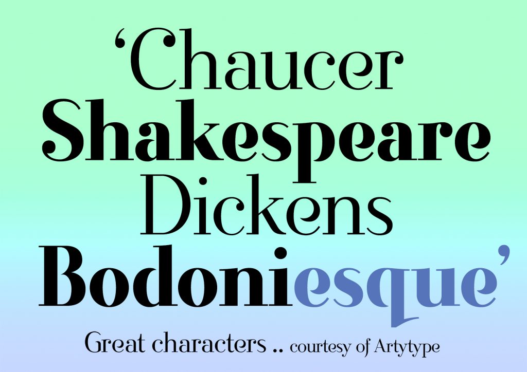 Bodoniesque - ArtyType