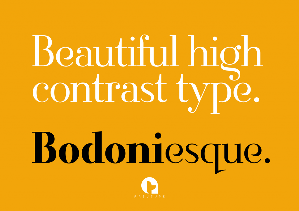 Bodoniesque - ArtyType