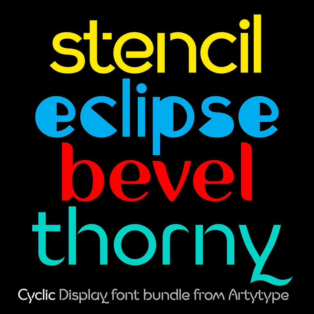 ArtyType: Designer fonts and cool new type by James Marsh.
